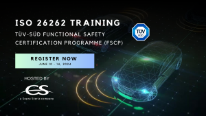 ISO 26262 Training & TÜV-SÜD Functional Safety Certification